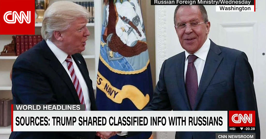 مصادر ترامب كشف معلومات سرية خلال لقاء وزير خارجية روسيا Cnn Arabic