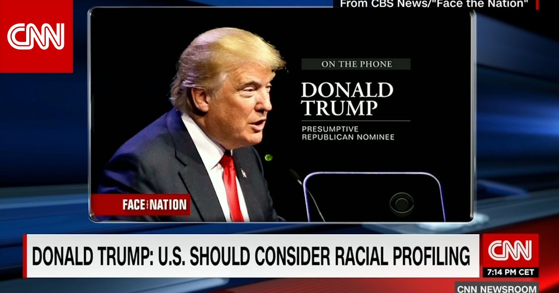 دونالد ترامب التصنيف العرقي ضد المسلمين “ليس أسوأ ما يمكن فعله” Cnn