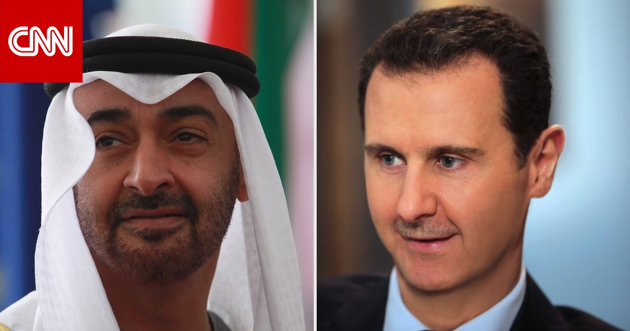 محمد بن زايد يتلقى اتصالا هاتفيًا من بشار الأسد ماذا دار بينهما
