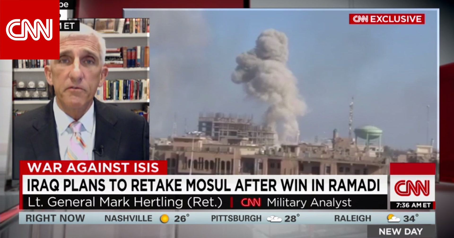 الجيش العراقي غارات جوية قتلت مسلحين من داعش في جامعة الموصل Cnn
