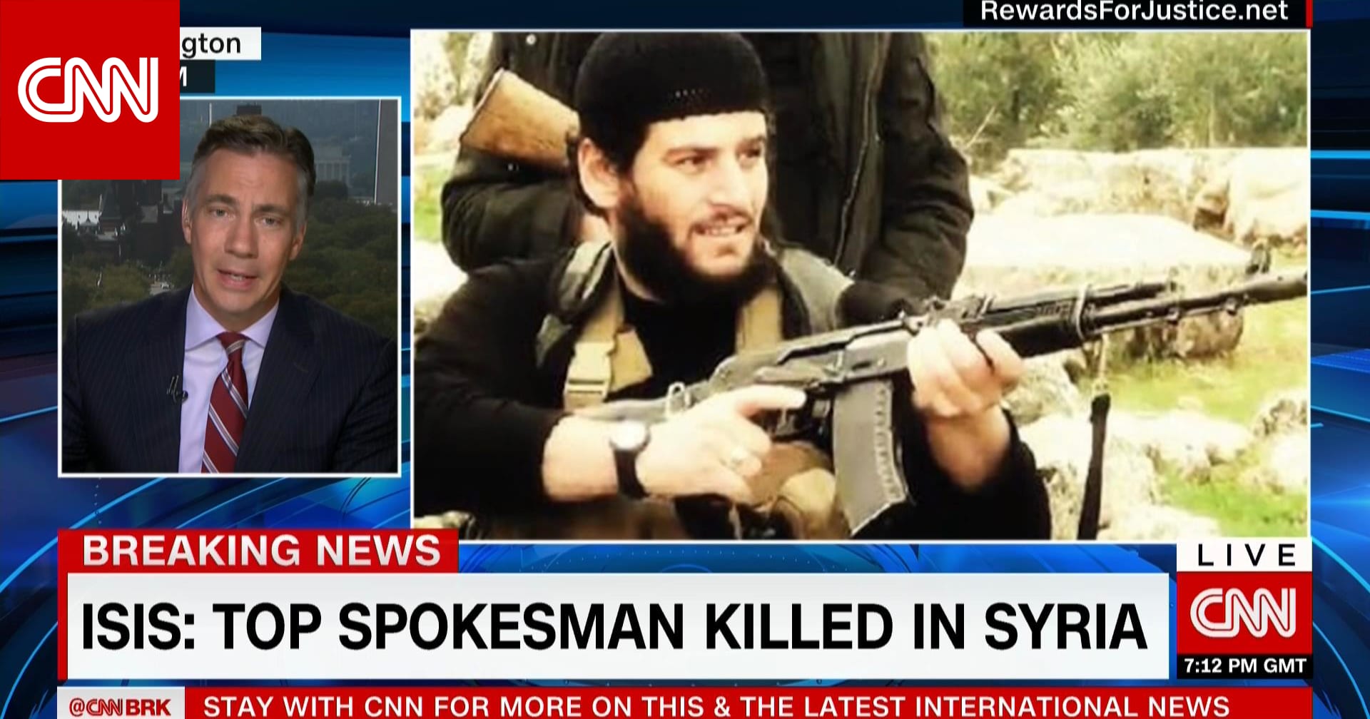 داعش يعلن مقتل المتحدث باسمه وأحد أبرز قادته أبومحمد العدناني في حلب