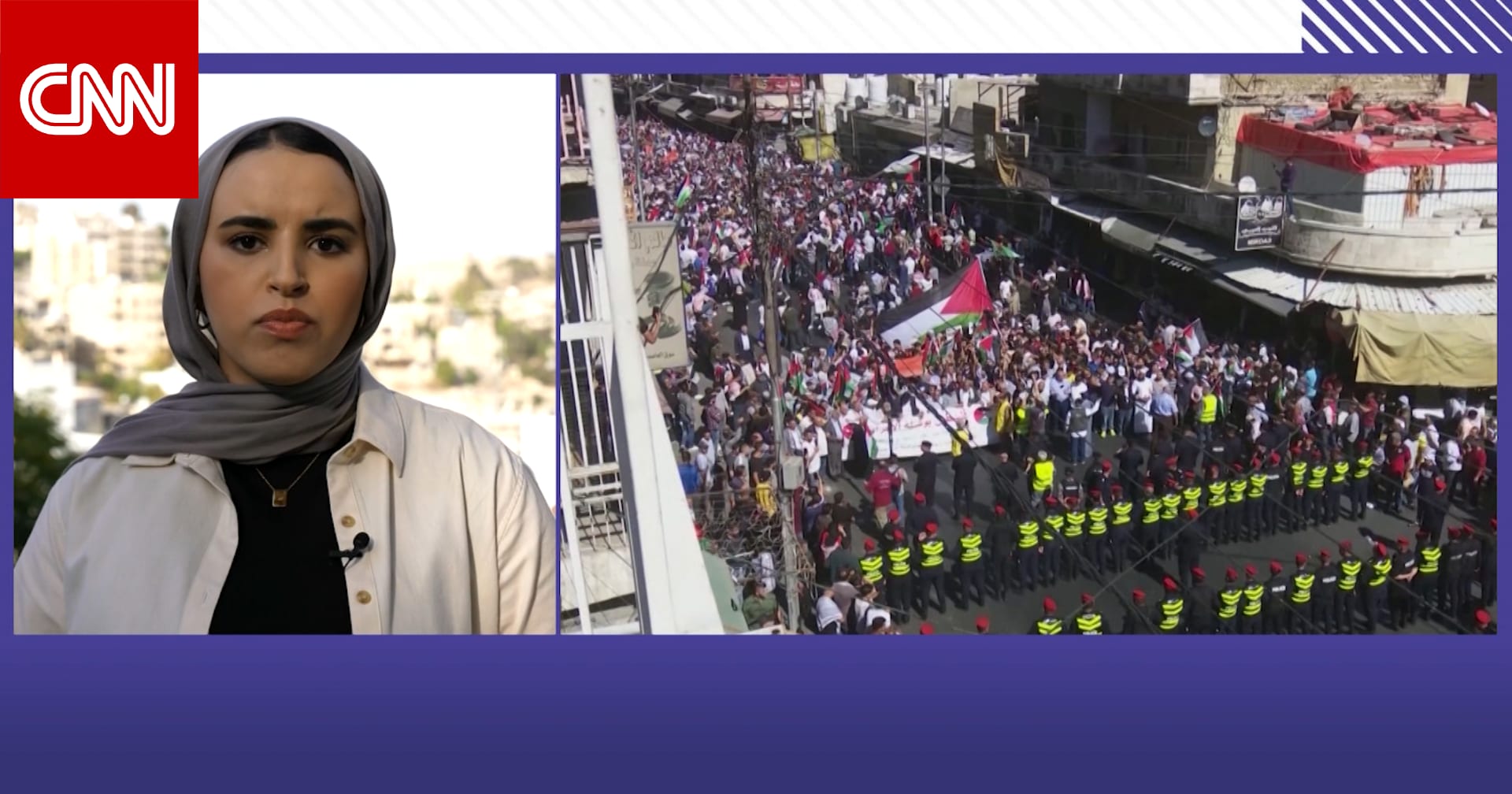 مراسلة CNN تشرح سبب تزايد الغضب والتعاطف مع الفلسطينيين في المنطقة ...