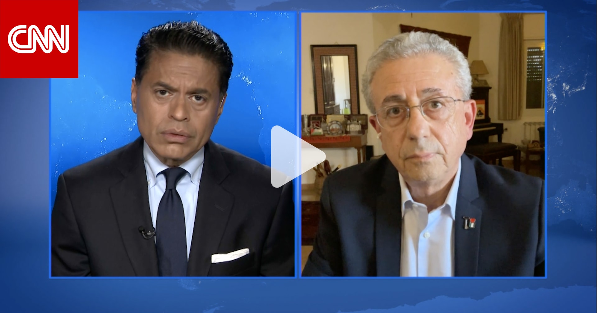 كيف رد مصطفى البرغوثي على مذيع CNN حول "استهداف حماس للمدنيين" الإسرائيليين؟ - CNN Arabic