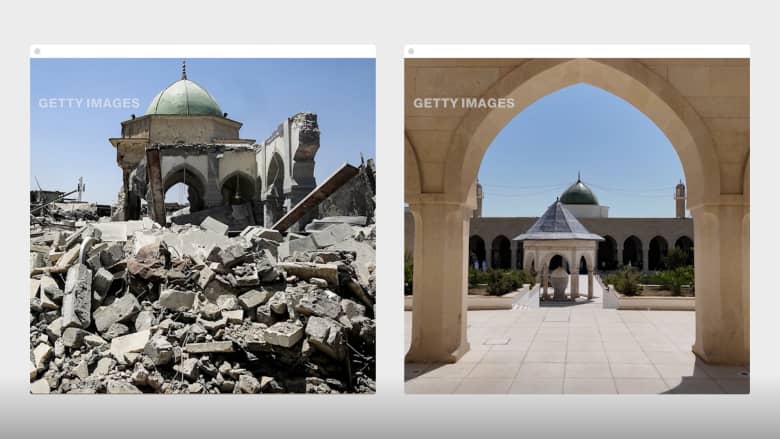 الموصل تنهض من جديد.. شاهد كيف أُعيد بناء معالمها بعدما دمرها "داعش"