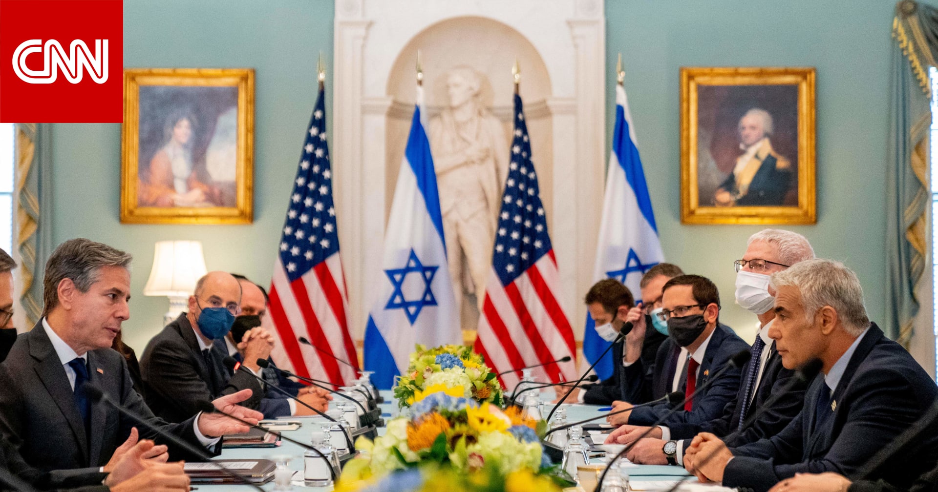 وزير خارجية أمريكا يبحث مع نظيره الإسرائيلي حل الكنيست وزيارة بايدن ...